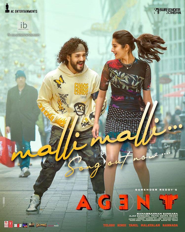Agent First Song Malli Malli is out now - idlebrain.com