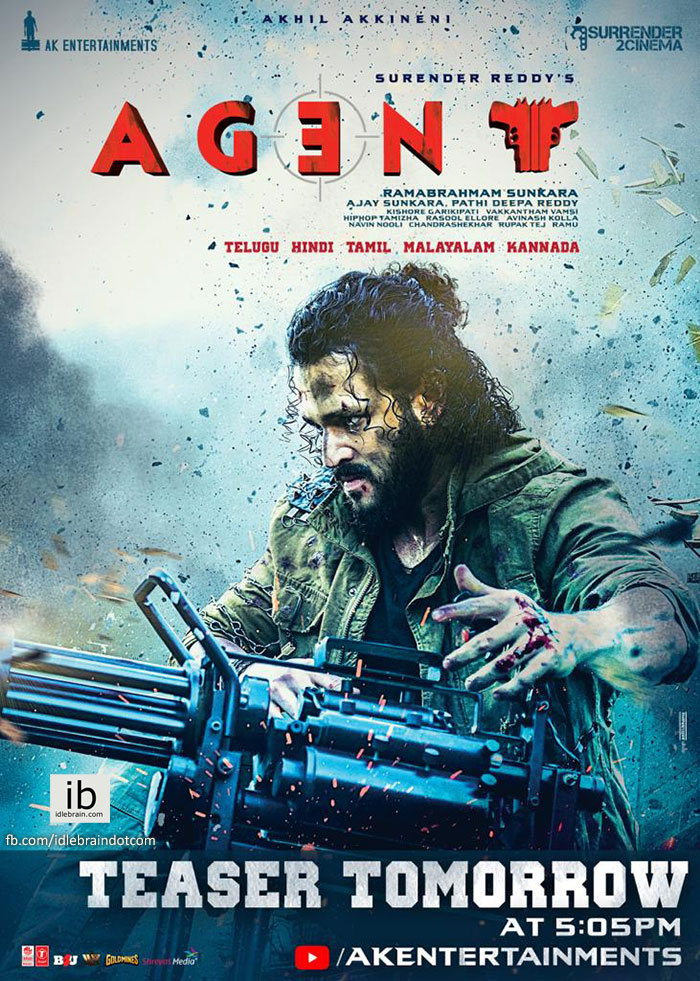 Akhil Akkineni’s Action-packed Poster From Pan India Film Agent, Teaser ...