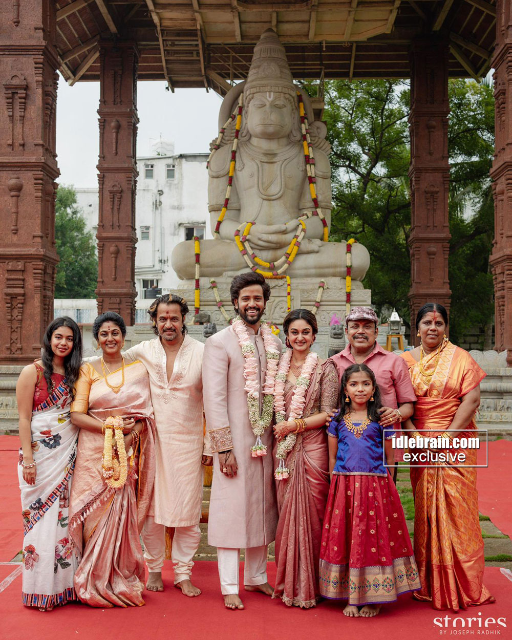 Aishwarya Arjun engagement with Umapathy - idlebrain.com