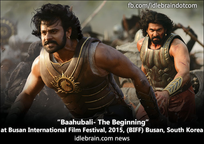 “Baahubali- The Beginning” at Busan International Film Festival, 2015, (BIFF) Busan, South Korea ...