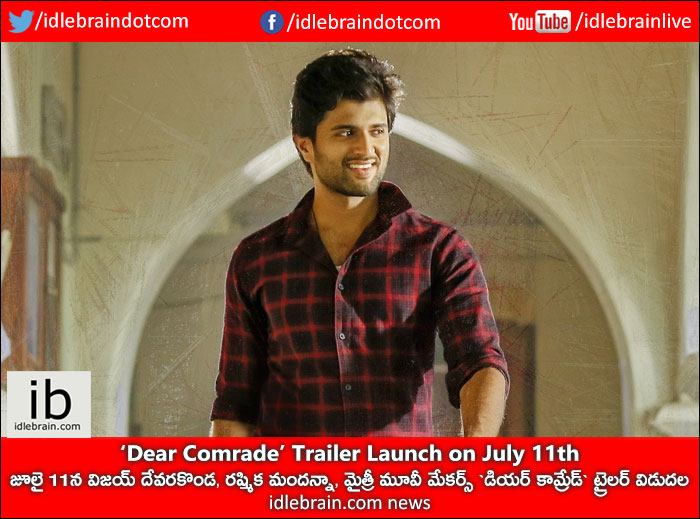 Vijay Deverakonda, Rashmika Mandanna and Mythri Movie Makers ‘Dear ...