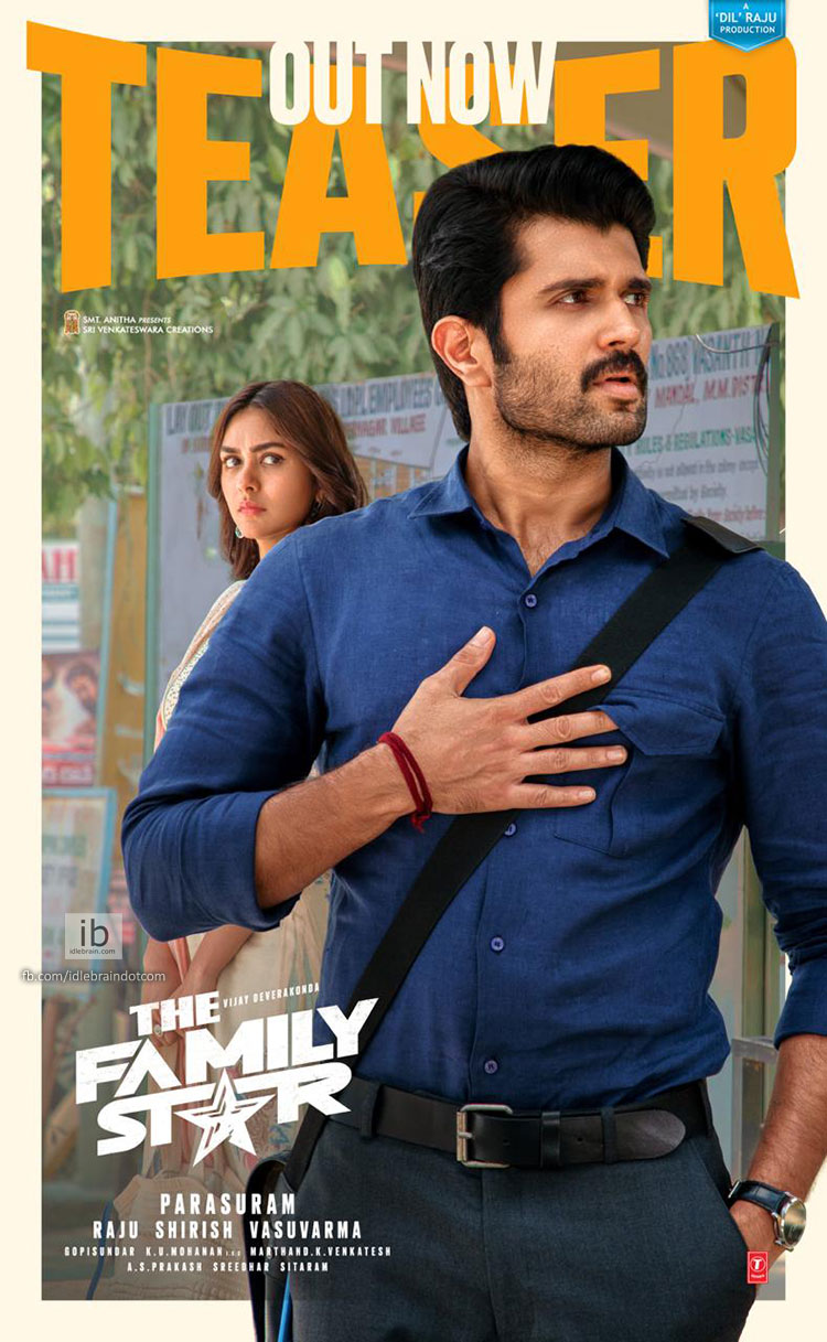 Family is everything for Vijay Deverakonda in Family Star teaser - idlebrain.com
