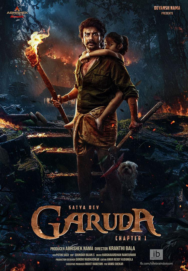 Satya Dev, Kranthi Bala, Abhishek Nama, Shri Abhishek Pictures’ Garuda Chapter-1 First Look ...