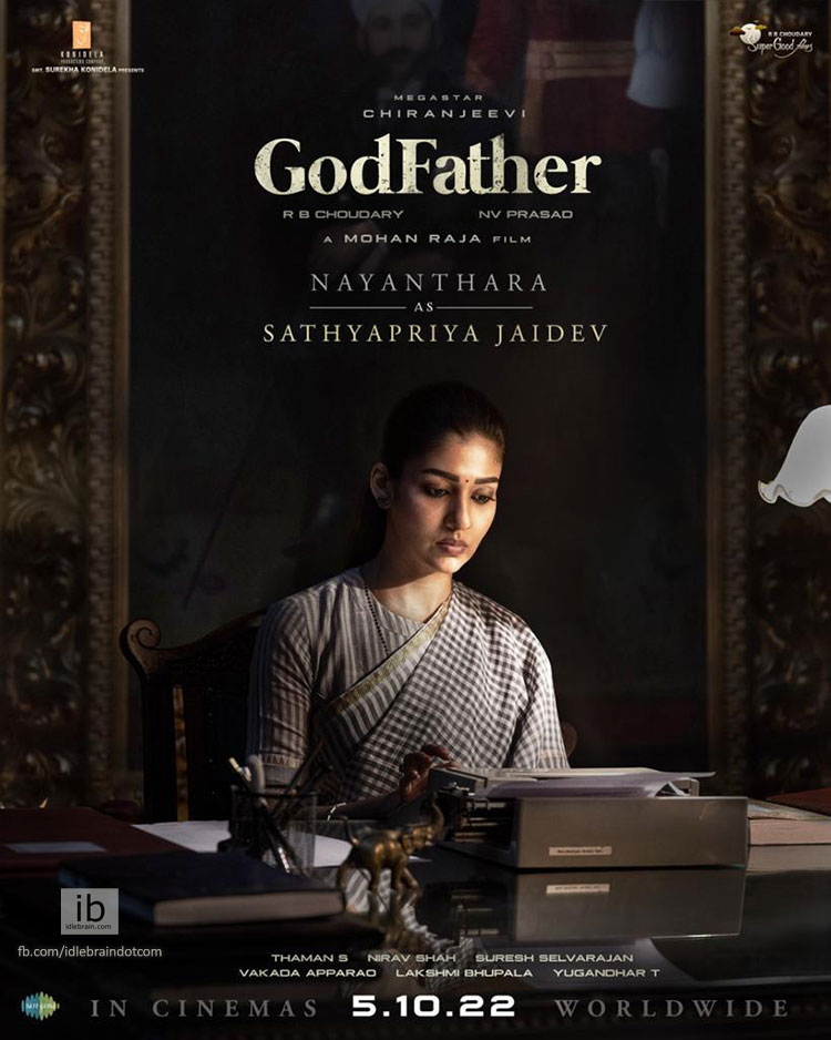 Nayanthara’s First Look As Sathyapriya Jaidev In Megastar Chiranjeevi ...