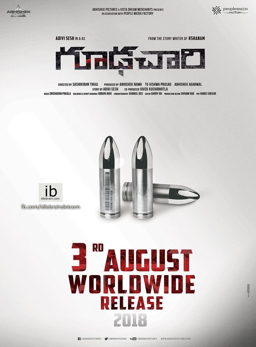 Adivi Sesh’s ‘Goodachari’ new poster - idlebrain.com news