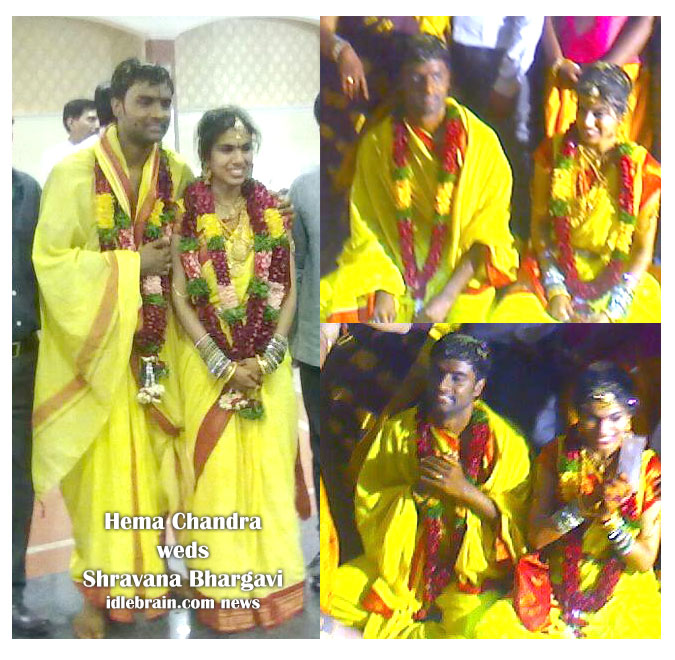 Singer Hemachandra Weds Sravana Bhargavi