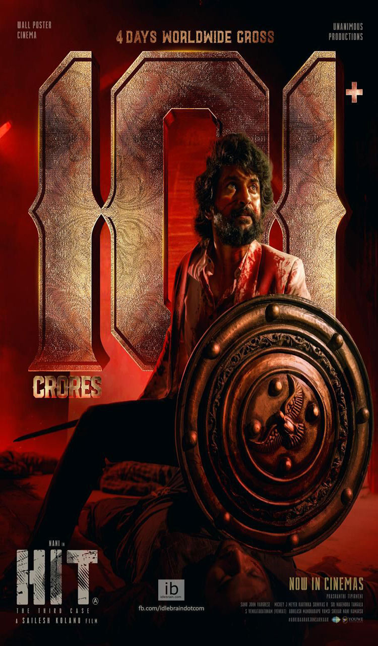 Natural Star Nani’s HIT 3 Collects Gigantic 101 Cr Worldwide & $2M In North America on Day 4 – A ...