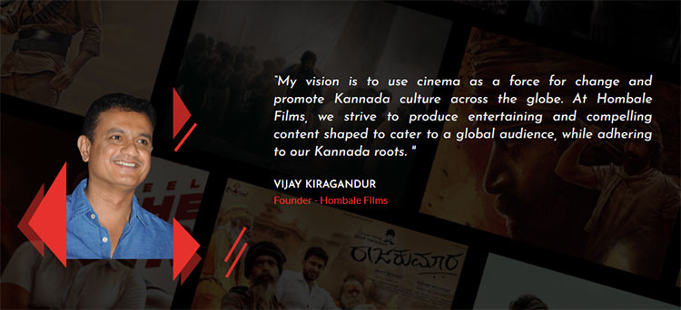 Hombale Films to invest ₹3,000 Cr in entertainment sector - idlebrain.com