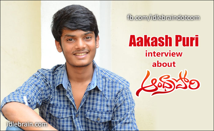 Aakash Puri interview about Andhra Pori - Telugu cinema news
