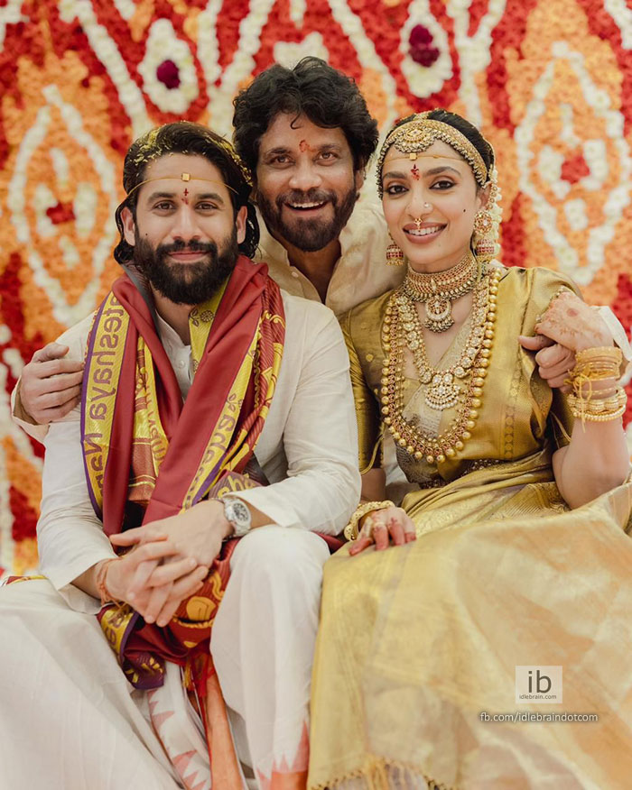 Naga Chaitanya and Sobhita Dhulipala Celebrate Their Marriage in a Grand Telugu Wedding at ...