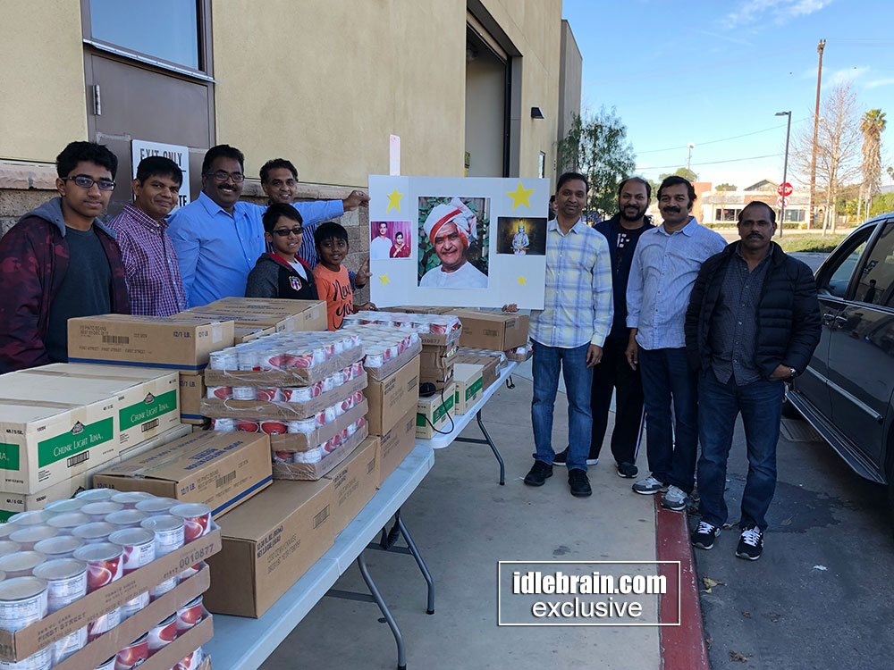 NATS Million can food drive in Los Angeles - Telugu cinema news