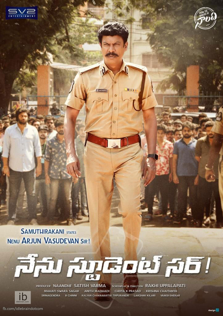 Introducing Samuthirakani As Arjun Vasudevan In Bellamkonda Ganesh Nenu ...