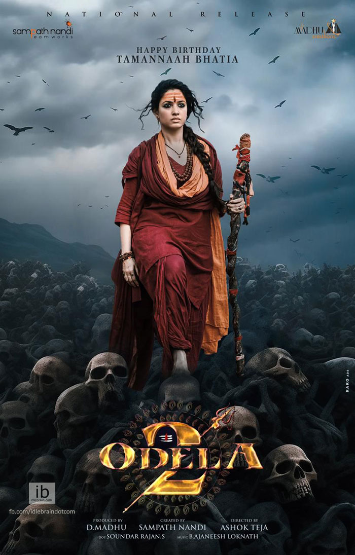 Tamannaah Bhatia's Menacing Look From Ashok Teja, Madhu Creations ...