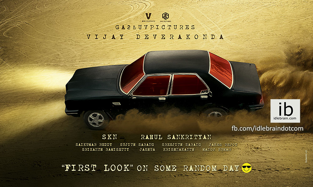 UV Creations - GA2 - Vijay Devarakonda film PRE LOOK - idlebrain.com news