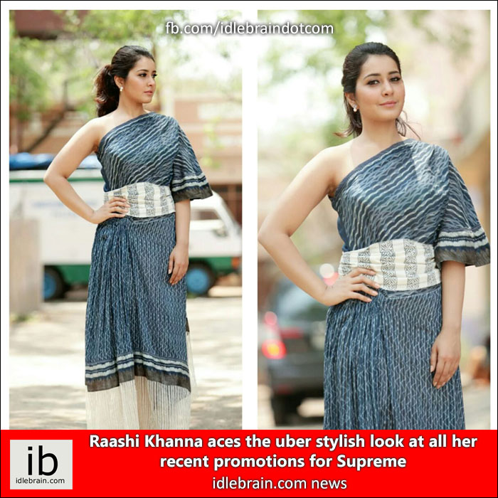 Raashi Khanna aces the uber stylish look at all her recent promotions ...