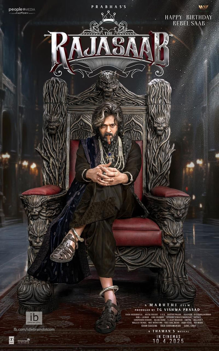 "The Raja Saab" Motion Poster Released on the Occasion of Rebel Star ...