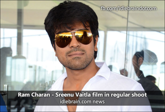 Ram Charan - Sreenu Vaitla film in regular shoot - Telugu cinema news