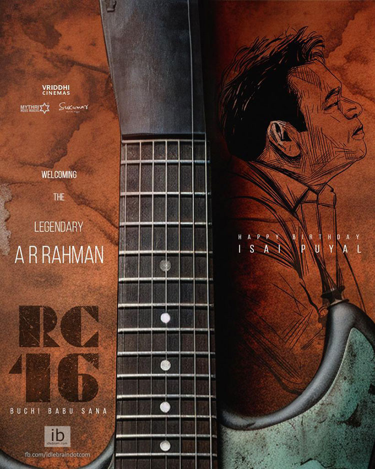 AR Rahman On Board For #RC16 - Global Star Ram Charan, Buchi Babu Sana ...
