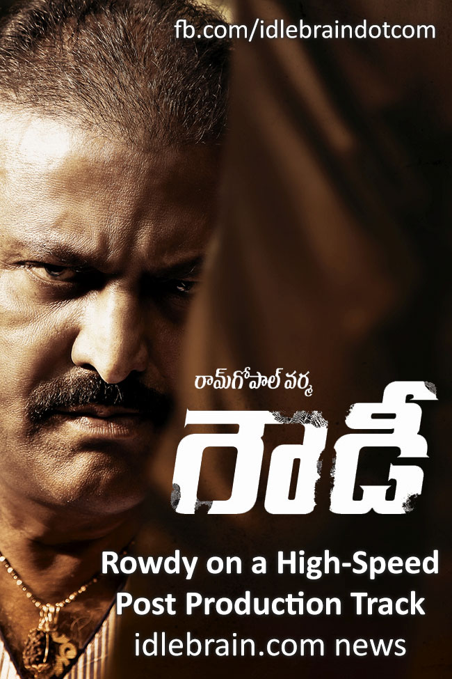 Rowdy on a High-Speed Post Production Track - Rishi is paired opposite ...