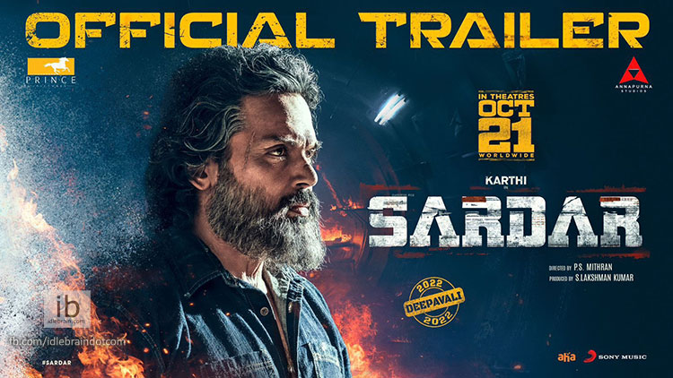Karthi, PS Mithran, Prince Pictures Sardar Trailer Released - idlebrain.com