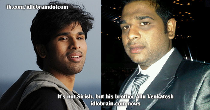 It’s not Sirish, but his brother Allu Venkatesh - Telugu cinema news