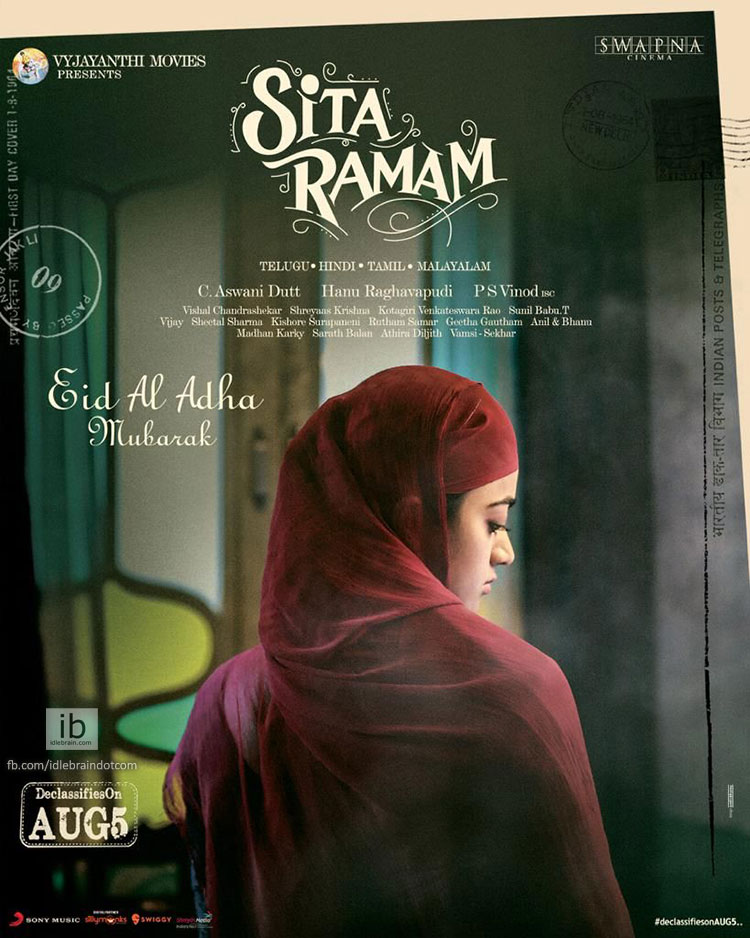 Sita Ramam's Eid ul-Adha Special Poster: Rashmika Mandanna Aka Afreen ...