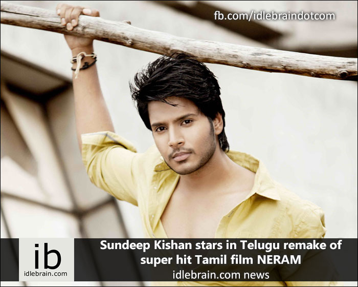 SundeepKishan stars in Telugu remake of super hit Tamil film NERAM ...