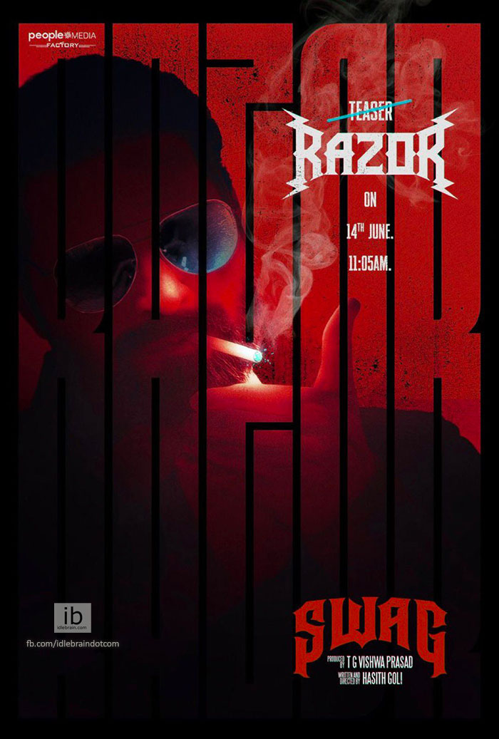 Sree Vishnu, Hasith Goli, TG Vishwa Prasad, People Media Factory's Swag ...