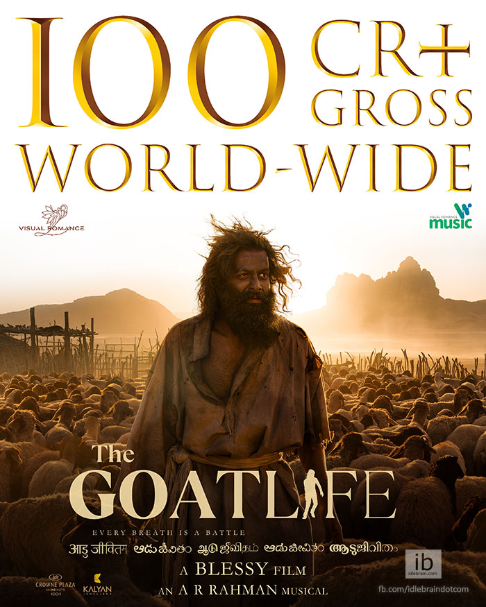 Winning Hearts Globally; The Goat Life Roars at box office with 100 Cr+ ...