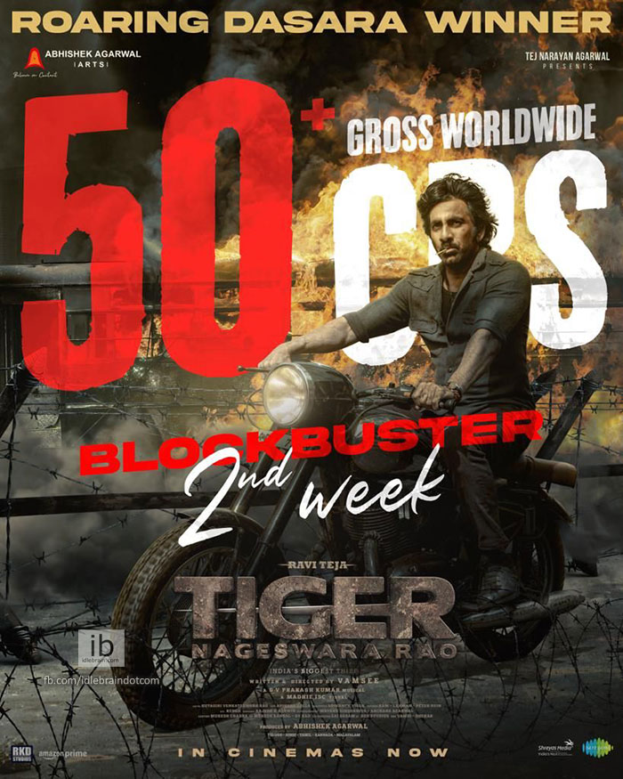 Mass Maharaja Ravi Teja, Vamsee, Abhishek Agarwal Arts’ Tiger Nageswara ...