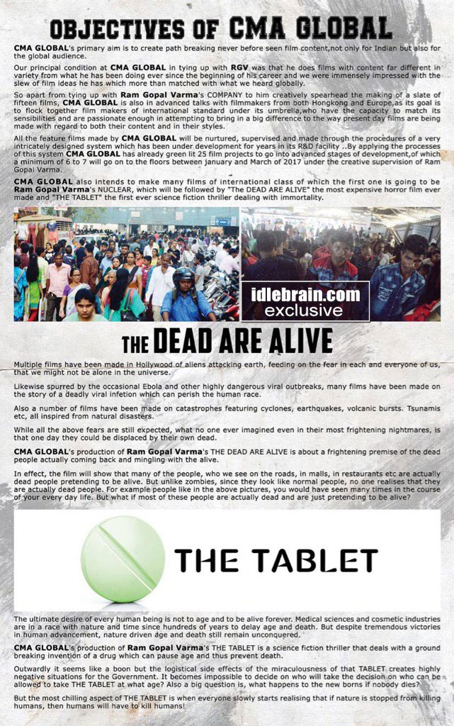 Varma, CMA Global 350 Cr international project Nuclear - idlebrain.com news