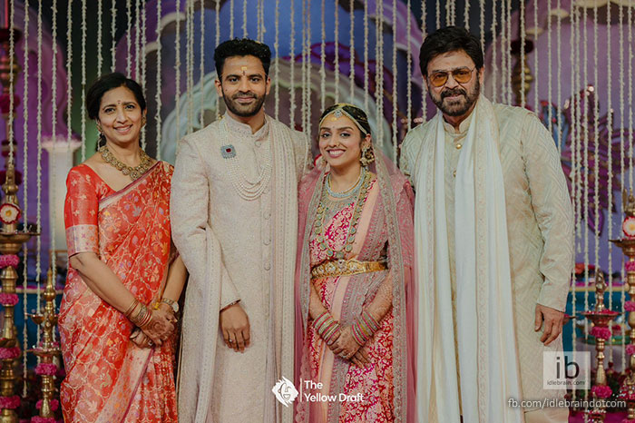 Venkatesh’s Younger Daughter Havyavahini Weds Dr Nishanth In A Grand ...