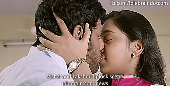 Vishal and Lakshmi liplock scene - Telugu cinema news
