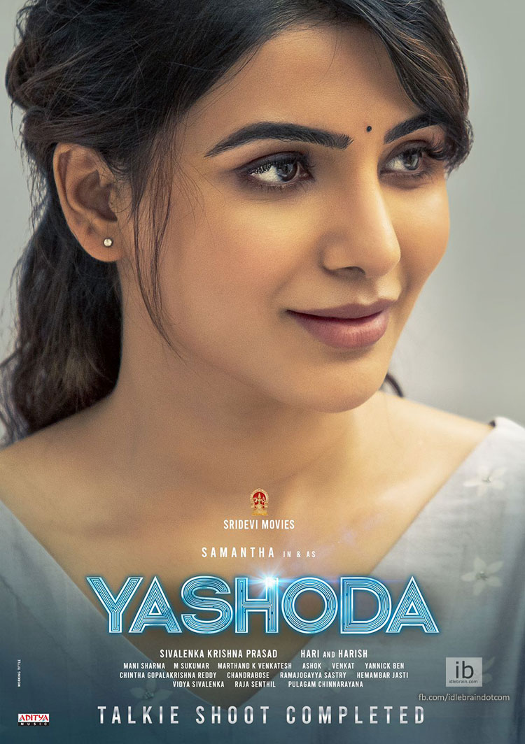 Samantha's Yashoda shoot wrapped up, except a song!! - idlebrain.com
