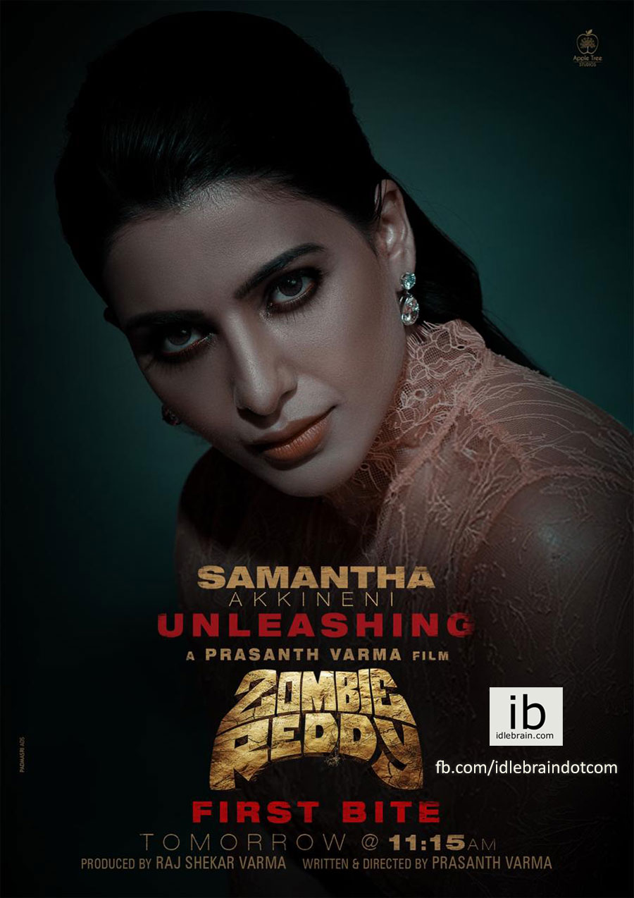 'Samantha To Release Zombie Reddy First Bite - idlebrain.com news