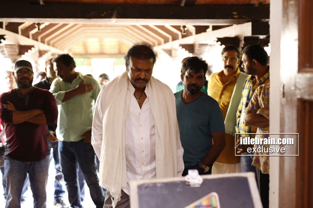 Gayatri working stills photo gallery - Telugu cinema - Mohan Babu ...