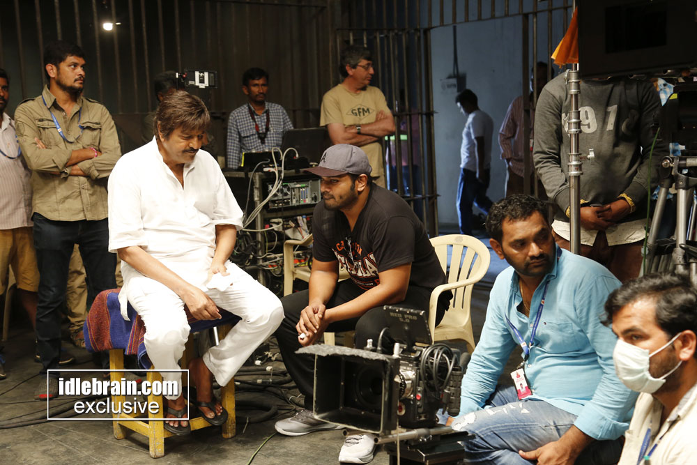 Gayatri working stills photo gallery - Telugu cinema - Mohan Babu ...