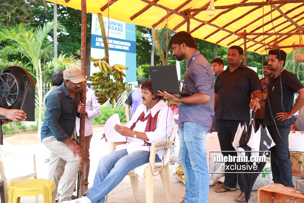 Gayatri working stills photo gallery - Telugu cinema - Mohan Babu ...