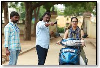 Gayatri working stills photo gallery - Telugu cinema - Mohan Babu ...