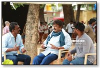 Gayatri working stills photo gallery - Telugu cinema - Mohan Babu ...