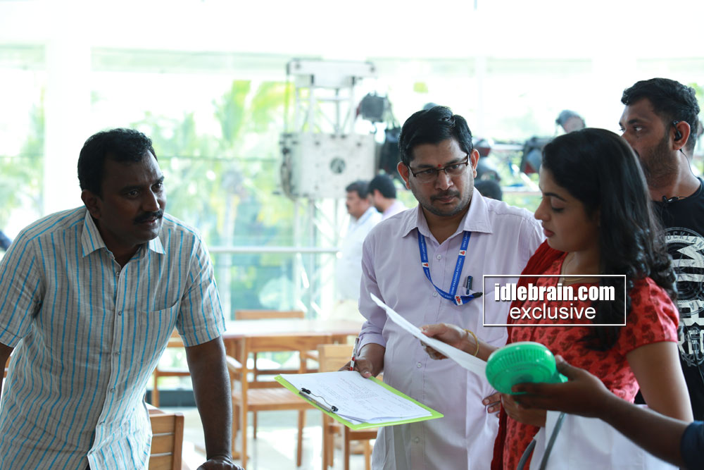 Gayatri working stills photo gallery - Telugu cinema - Mohan Babu ...