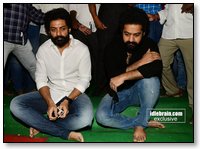 Jr NTR and Kalyanram at NTR Ghat on NTR’s 100th birth anniversary - idlebrain.com