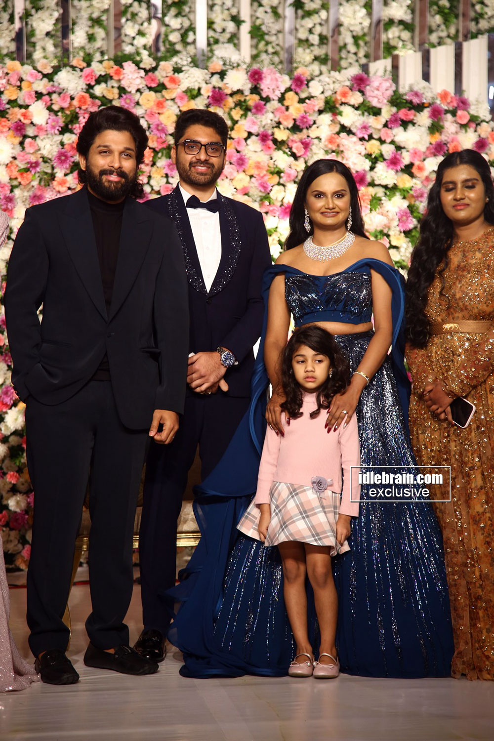 Neelima Guna (Gunasekhar's daughter) and Ravi Prakhya wedding reception ...