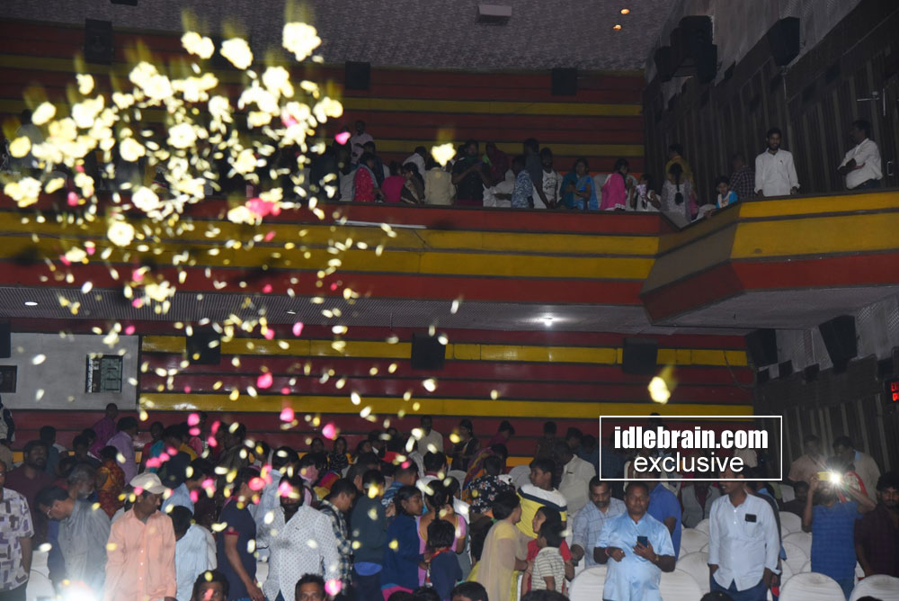 Venky Mama team at Devi Theater, RTC X Roads, Hyderabad - Telugu cinema